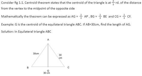 centroid of triangle