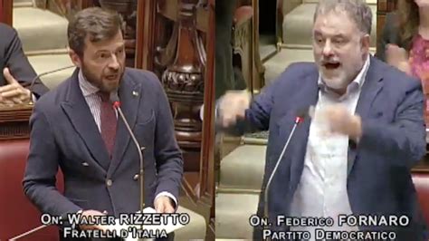 Bagarre Alla Camera Scontro Tra I Deputati Rizzetto E Fornaro Sull