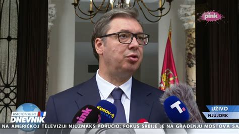 Vučić iz Njujorka Nisam naredio podizanje borbene gotovosti