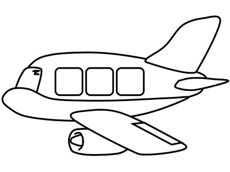 Coloriage L avion télécharger et imprimer gratuit sur ColoriageEnfant