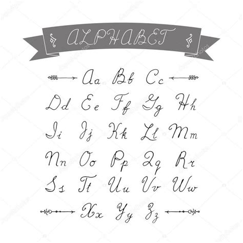 Nova Coleção Alfabeto Lettering Para Imprimir Imagens Imagens