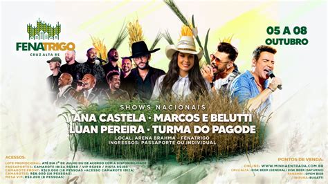 Shows Nacionais XVII Fenatrigo Agrotecnologia 2023
