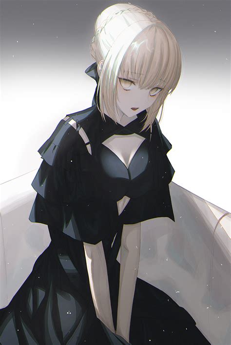 Fate Series Fgo Fate Stay Night Fate Stay Night Heavens Feel Anime Girls 2d Black Dress Long