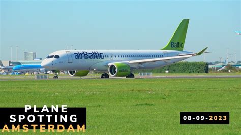 K Plane Spotting Amsterdam Schiphol Airport Takeoffs Rwy L