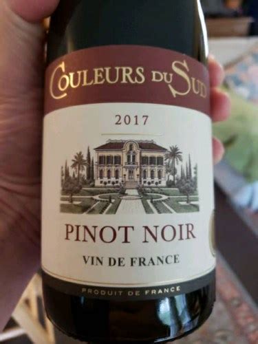 Couleurs Du Sud Pinot Noir Vivino US