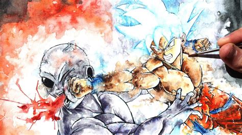 Cómo Dibujar A Goku VS Jiren Batalla Final Dragon Ball Super YouTube