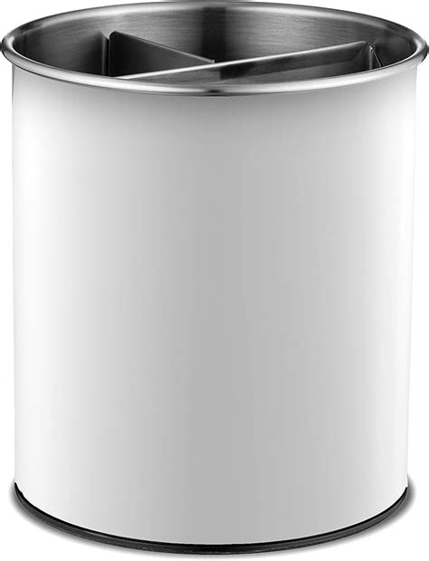 Extra Large Stainless Steel Kitchen Utensil Holder Rotating