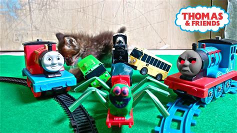 Mencari Dan Merakit Mainan Kereta Thomas Kereta Rail King Thomas
