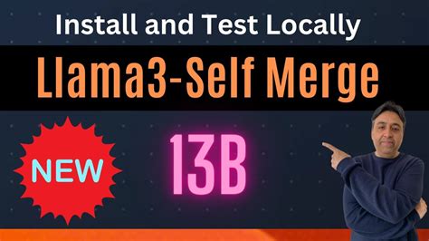 Llama B Llama Self Merge Test Locally Youtube