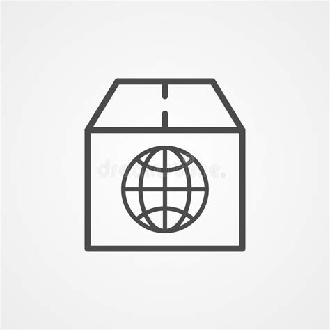 S mbolo De Envio Global Do Sinal Do cone Do Vetor Ilustração do Vetor