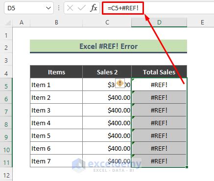 How To Find Reference Errors In Excel 3 Methods