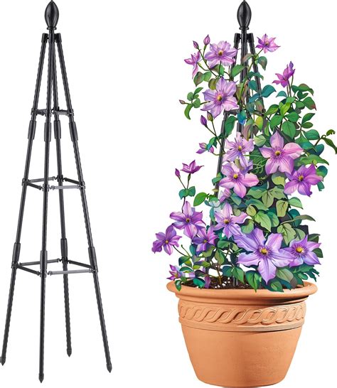 Amazon Dryen Tower Obelisk Garden Trellis Ft Tall Garden