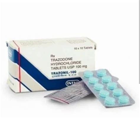 Trazodone Trazonil 100 Mg Tablet Intas Pharmaceuticals Ltd At Rs 100