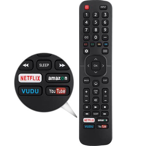 Hisense Replacement Remote For K Uhd Led Hd Android Tvs Universal