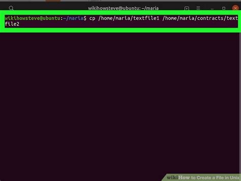 4 Ways To Create A File In Unix WikiHow