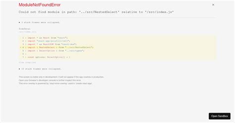 React Nested Select Examples CodeSandbox