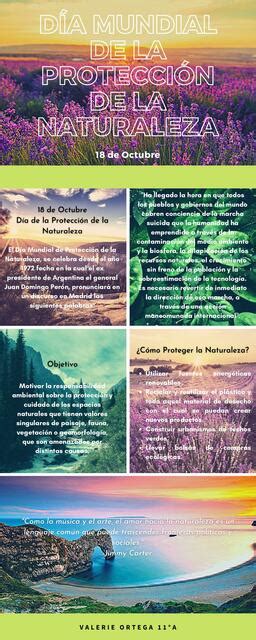 Día Mundial de la Protección de la Naturaleza Valerie Ortega uDocz
