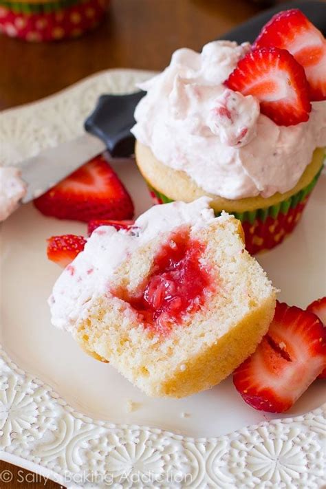 Strawberry Shortcake Cupcakes Sallys Baking Addiction