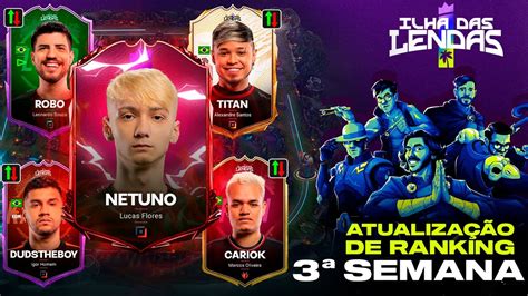RANKING do CBLOL 3ª SEMANA Atualização das Lendas YouTube