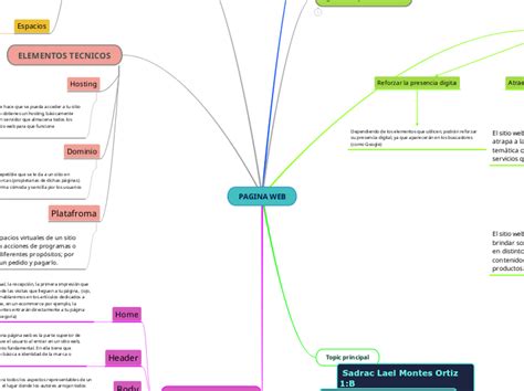 PAGINAS WEB Mindmap