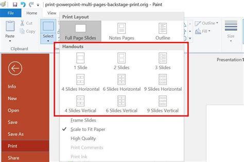 How To Print Multiple Slides On One Page In PowerPoint