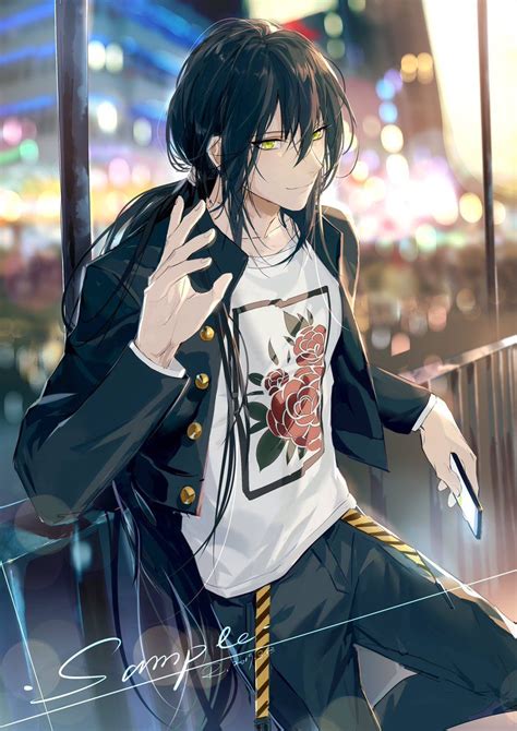 Male Anime Characters With Long Black Hair Printable Word Searches