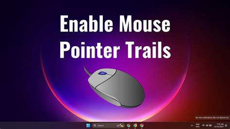 How To Enable Mouse Pointer Trails In Windows Youtube