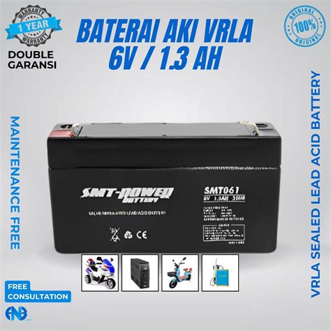 Jual Battery UPS APC ICA 6V 1 3AH Aki VRLA SMT061 Samoto MF Baterai