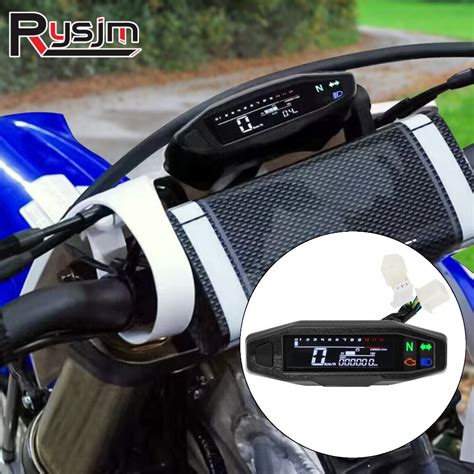 Wodoodporny Mini Uniwersalny LCD Cyfrowy Pr Dko Ciomierz Motocyklowy