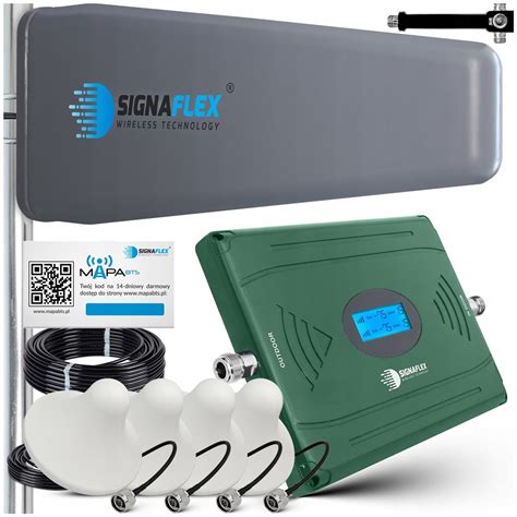 WZMACNIACZ ZASIĘGU SYGNAŁU GSM DCS 4G LTE ANTENY 12489033997