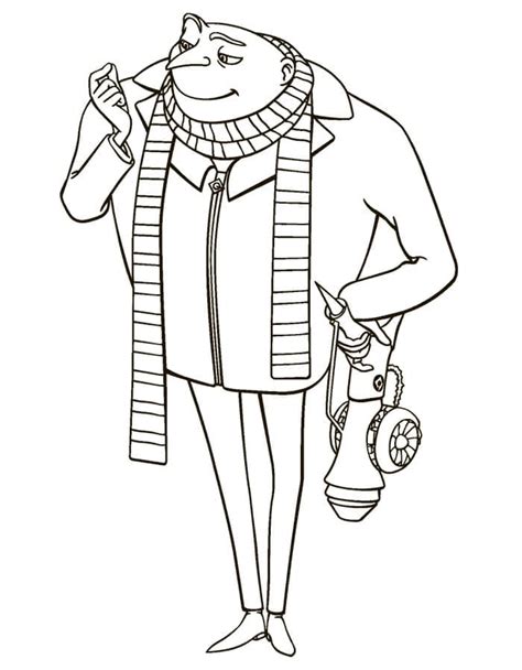 Coloriage Moi Moche et Méchant à imprimer sur ColoriageEnfant