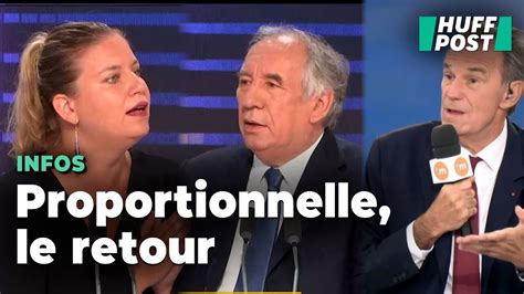 Face au blocage la proportionnelle aux législatives fait son retour