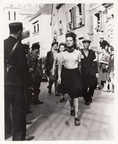 WORLD WAR II FRENCH WOMEN COLLABORATORS 1945 EBay