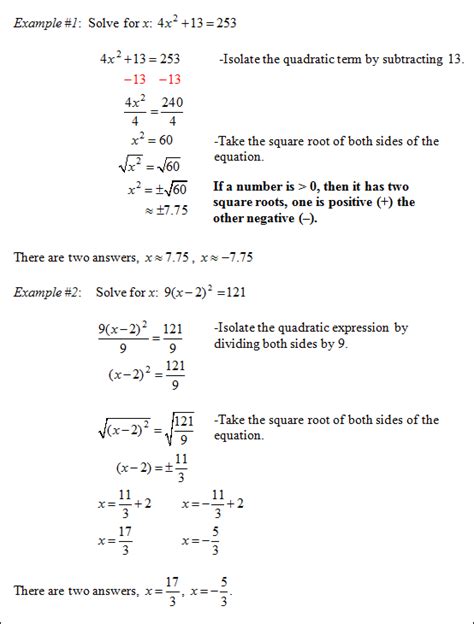 quadratic functions