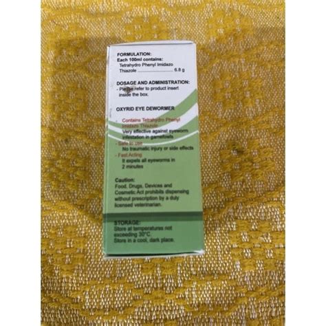 Excellence Oxy Rid Eye Worm Drops Anti Parasitic Ml Oxyrid For