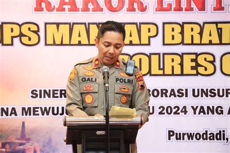 Wakapolres Grobogan TNI Polri Siap Amankan Pemilu 2024