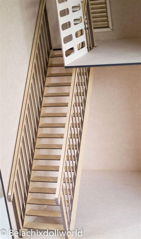 1 6 1 4 Miniature Stairs Dollhouse Dollhouse Stairs Etsy UK