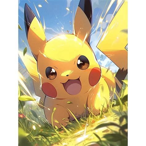 Diy Neue Pikachu Diamant Stickerei Elf Pok Mon Diamant Malerei Kit