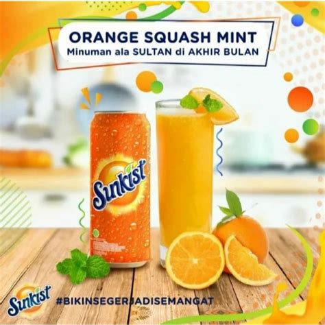 Jual Gosend Krat Minuman Sunkist Kaleng Ml Sunkist Orange