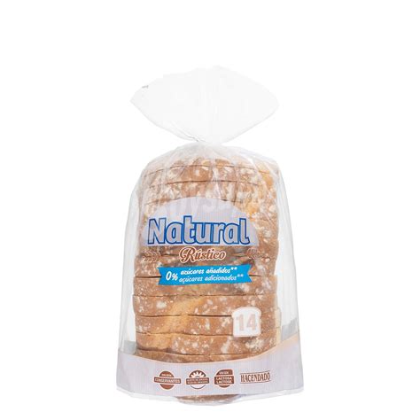 Hacendado Pan Molde Blanco Natural Rustico G