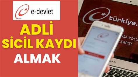 e DEVLET ÜZERİNDEN ADLİ SİCİL KAYDI NASIL ALINIR YouTube