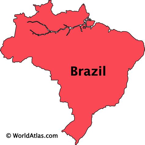 Blank Map Of Brazil Brazil Outline Map Images And Photos Finder