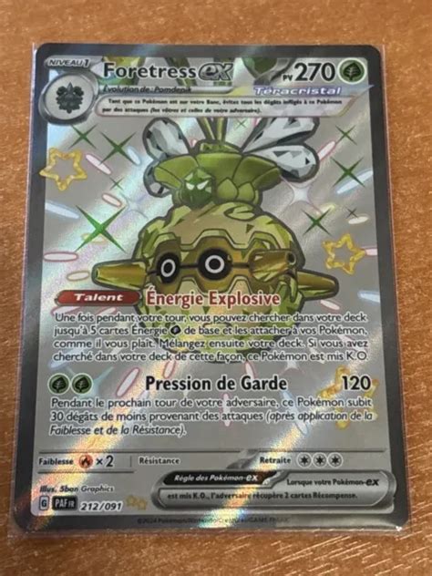 Foretress ex 212 091 Destinées de Paldea EV4 5 carte Pokémon