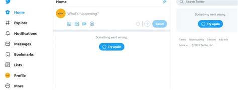 Twitter Down Outage Reported Across World Error Message Says