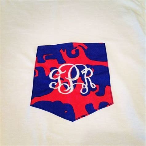 Tusk In Sun Pocket With White Monogram Monogram Everything Monogram