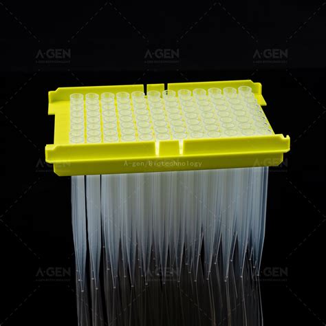 Tecan LiHa 1000μL Transparent PP Pipette Tip Racked sterilized with