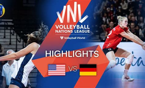 USA Vs GER Highlights Week 3 Women S VNL 2022 VCP Volleyball