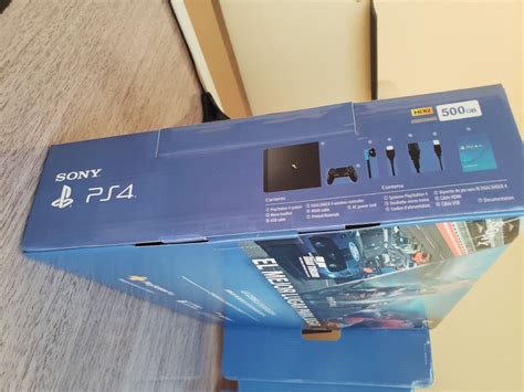 Caixa Vazia Do Playstation 4 Slim Nova Ps4 Embalagem MercadoLivre