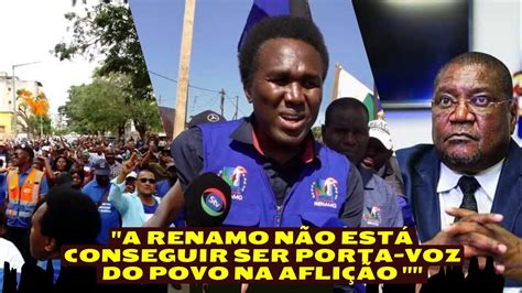 Venâncio Mondlane explica o motivo da sua candidatura a presidência da