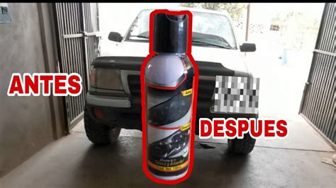 Probando Este Producto Para Limpiar Los Faros De Mi Carro Funcionó